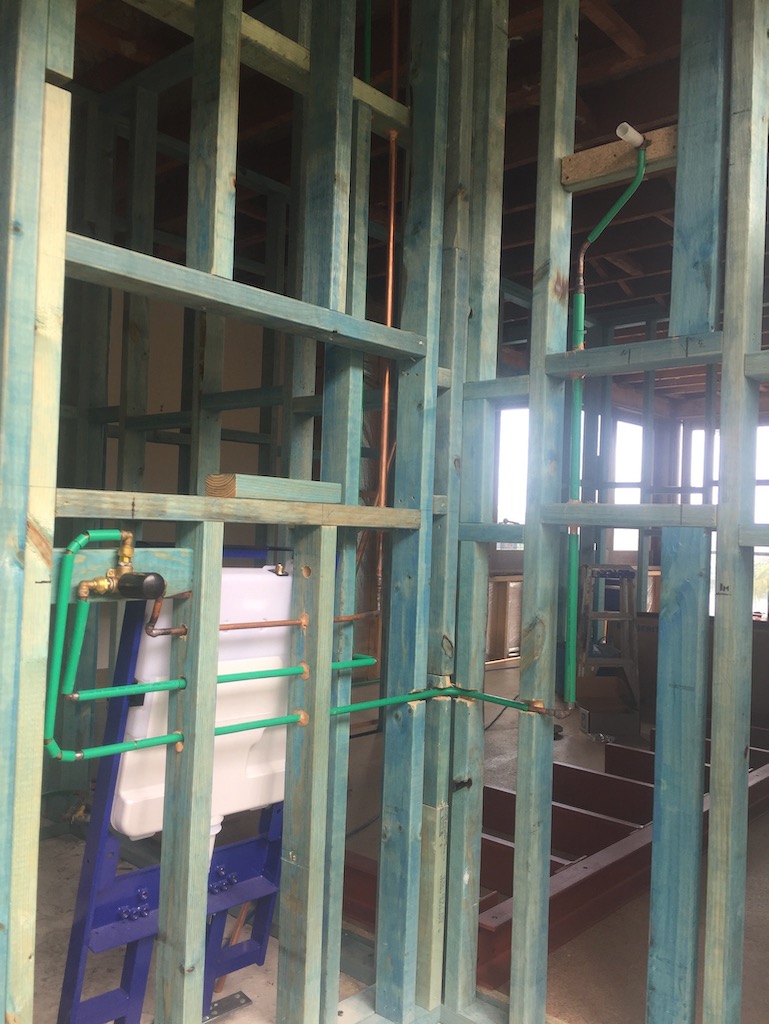 Bathroom copper pipe work - Gap Trade Services - Plumbing, Drainage ...